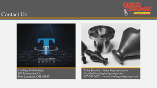 Tooling Technology - Quick Change Locks | PPTX | Robotics | Technology & Computing