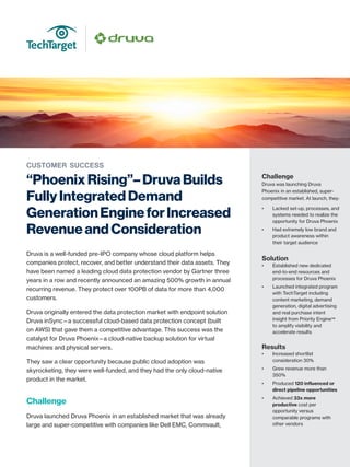 “Phoenix Rising”– Druva Builds Fully Integrated Demand Generation ...