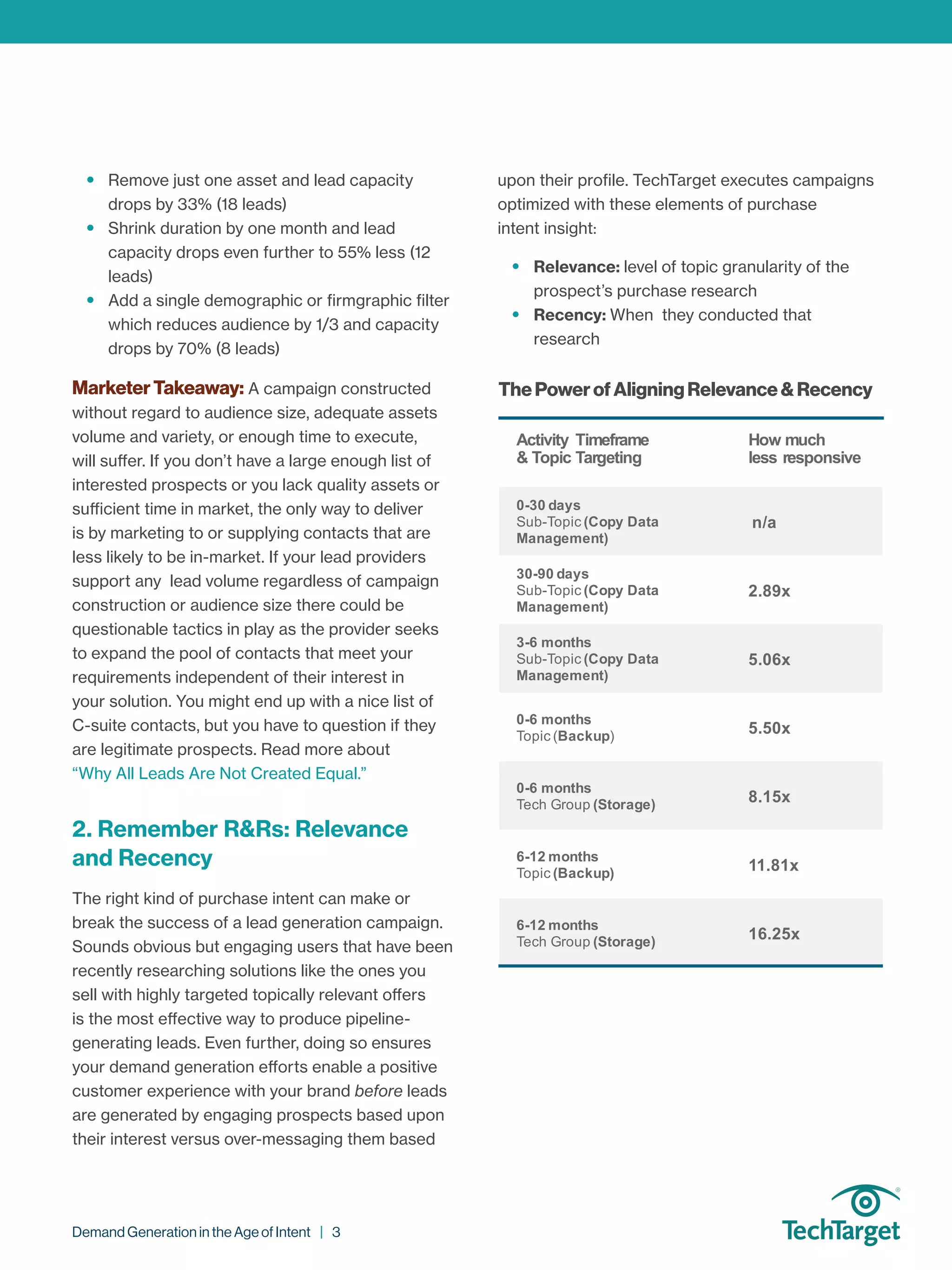 Demand Generation in the Age of Intent | PDF