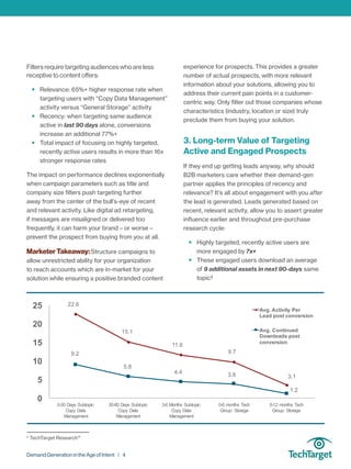 Demand Generation in the Age of Intent | PDF