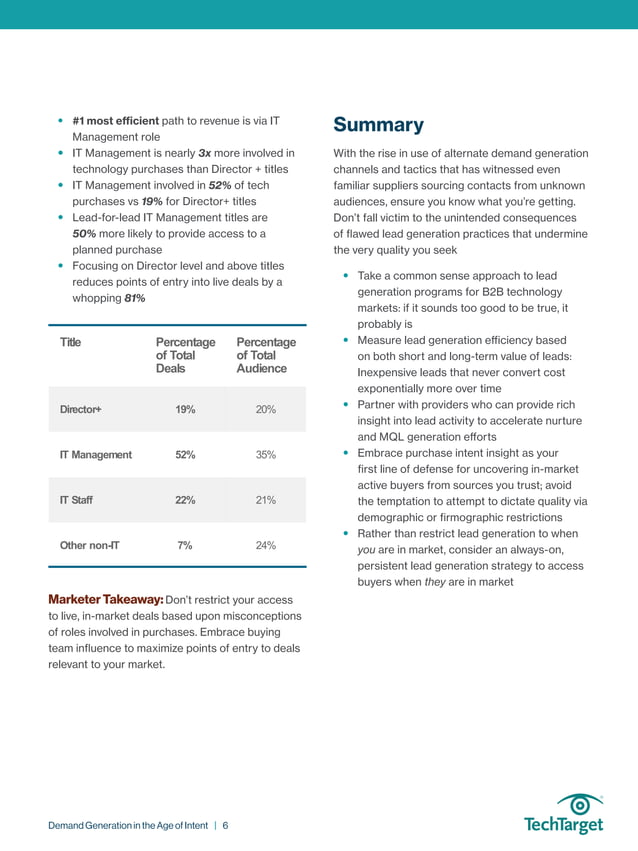 Demand Generation in the Age of Intent | PDF