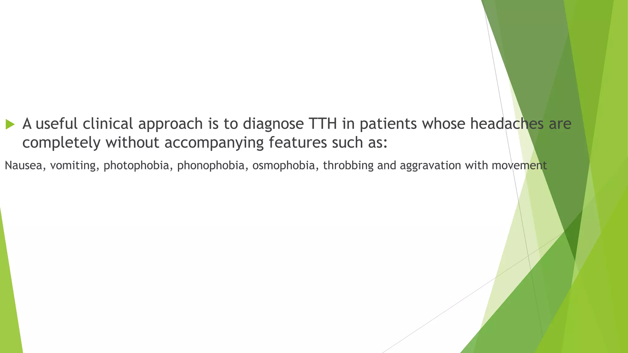 Tension Type Headache Tth Pptx