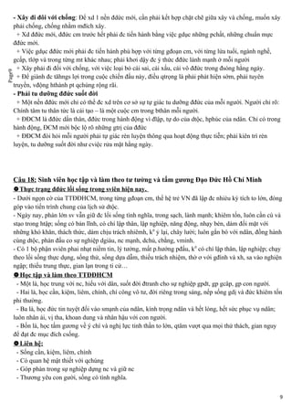 Đề cương ôn tập Tư tưởng Hồ Chí Minh | DOC