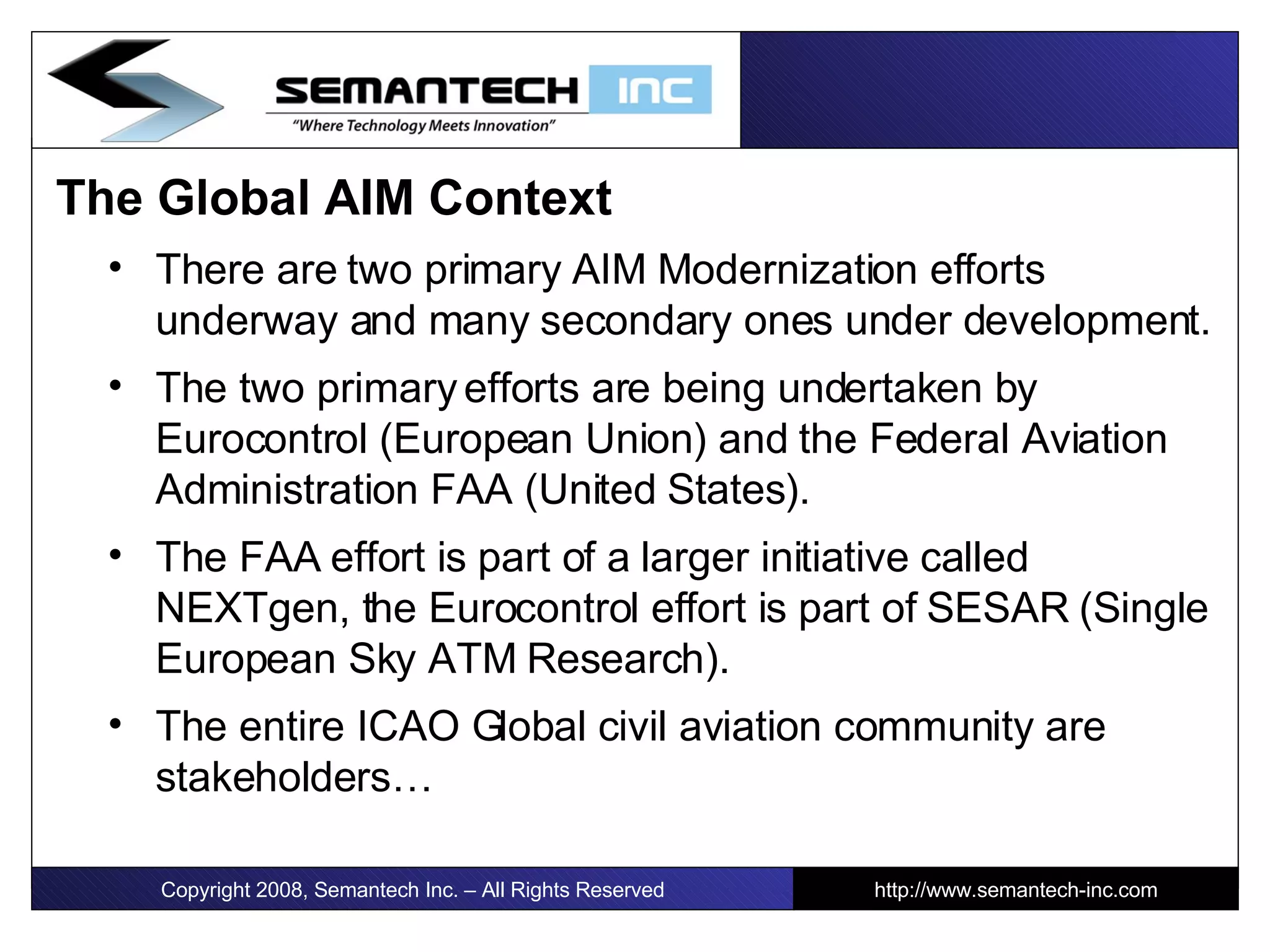 The Global AIM Reference Architecture | PPT