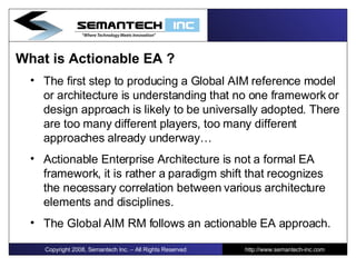 The Global AIM Reference Architecture | PPT