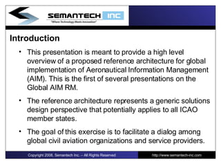 The Global AIM Reference Architecture | PPT