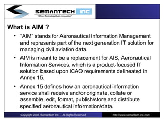 The Global AIM Reference Architecture | PPT