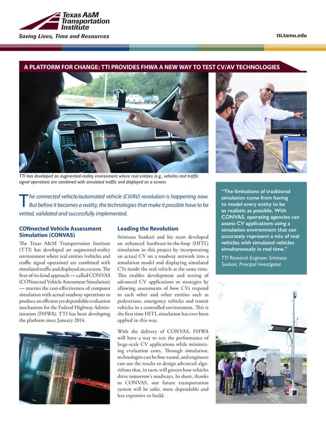 CONnected Vehicle Assessment Simulation (CONVAS) | PDF | Auto ...
