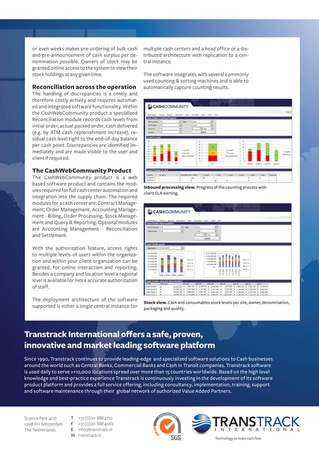 Cash Center brochure | PDF