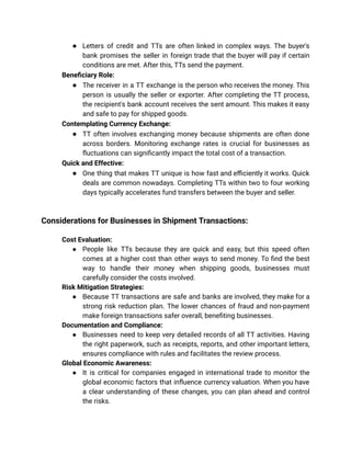 🚢 🚢 🚢 Swift and Secure: TT in AV Shipping Transactions🚢 🚢 🚢 | PDF