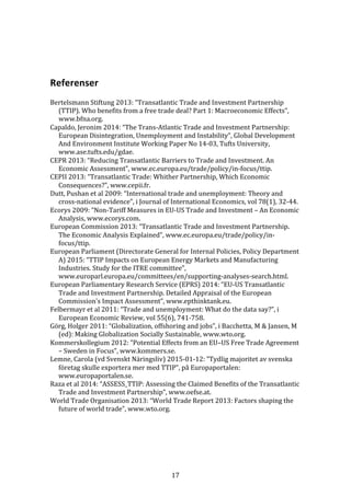 Mer frihandel=fler jobb? | PDF