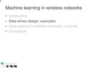 Machine learning for wireless networks @Bestcom2016 | PPTX