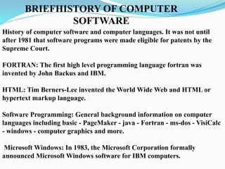 Computer software application with specific reference to Microsoft word ...