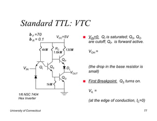 TTL(Transistor Transistor Logic) | PDF