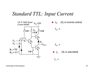 TTL(Transistor Transistor Logic) | PDF
