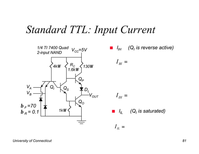 TTL(Transistor Transistor Logic) | PDF