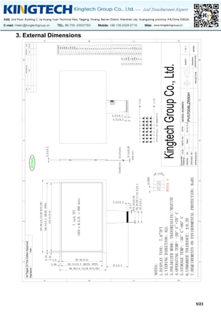 Ttl interface-7-inch-1024x600-all-view-angle-lcd-d | PDF
