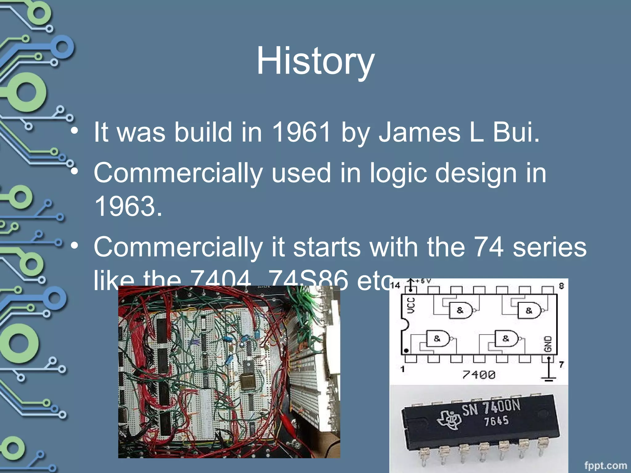 TTL classification and TTL XOR Gate | PPT