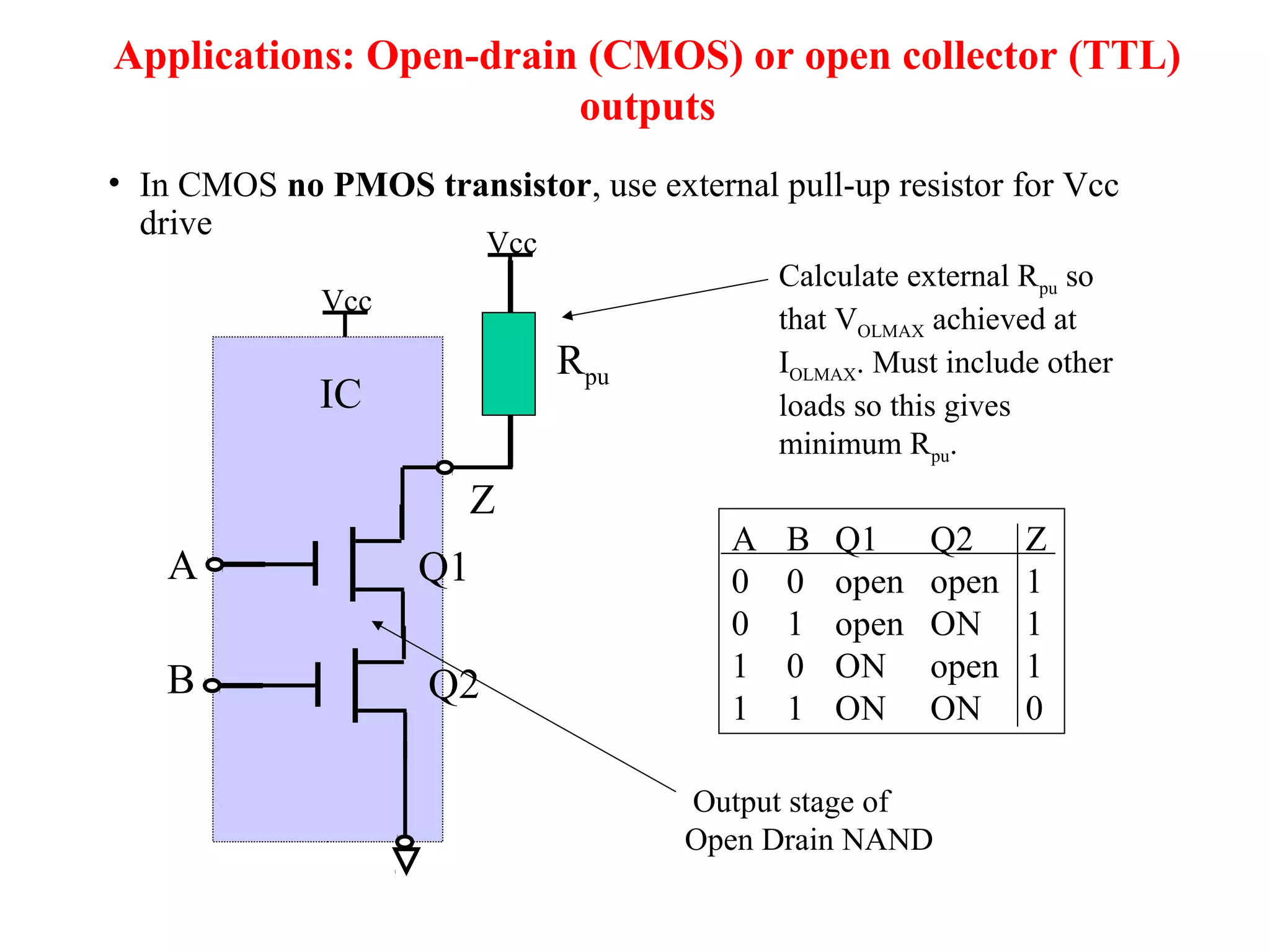 TTL Driving CMOS - Digital Electronic Presentation ALA 2018 | PPT