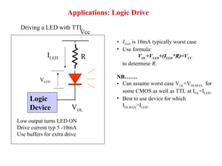 TTL Driving CMOS - Digital Electronic Presentation ALA 2018 | PPT