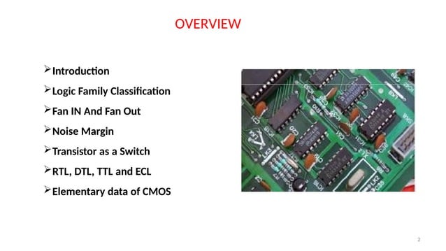 TTL ECL CMOS families in digital system design | PPT