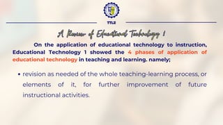 A Review Of Educational Technology 1 an Overview: Educational ...