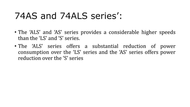TTL Logic Families and its Types.pptx | Physics | Science