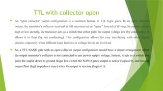 transistor transistor logic device of nand gate | PPTX