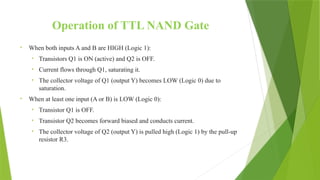 transistor transistor logic device of nand gate | PPTX