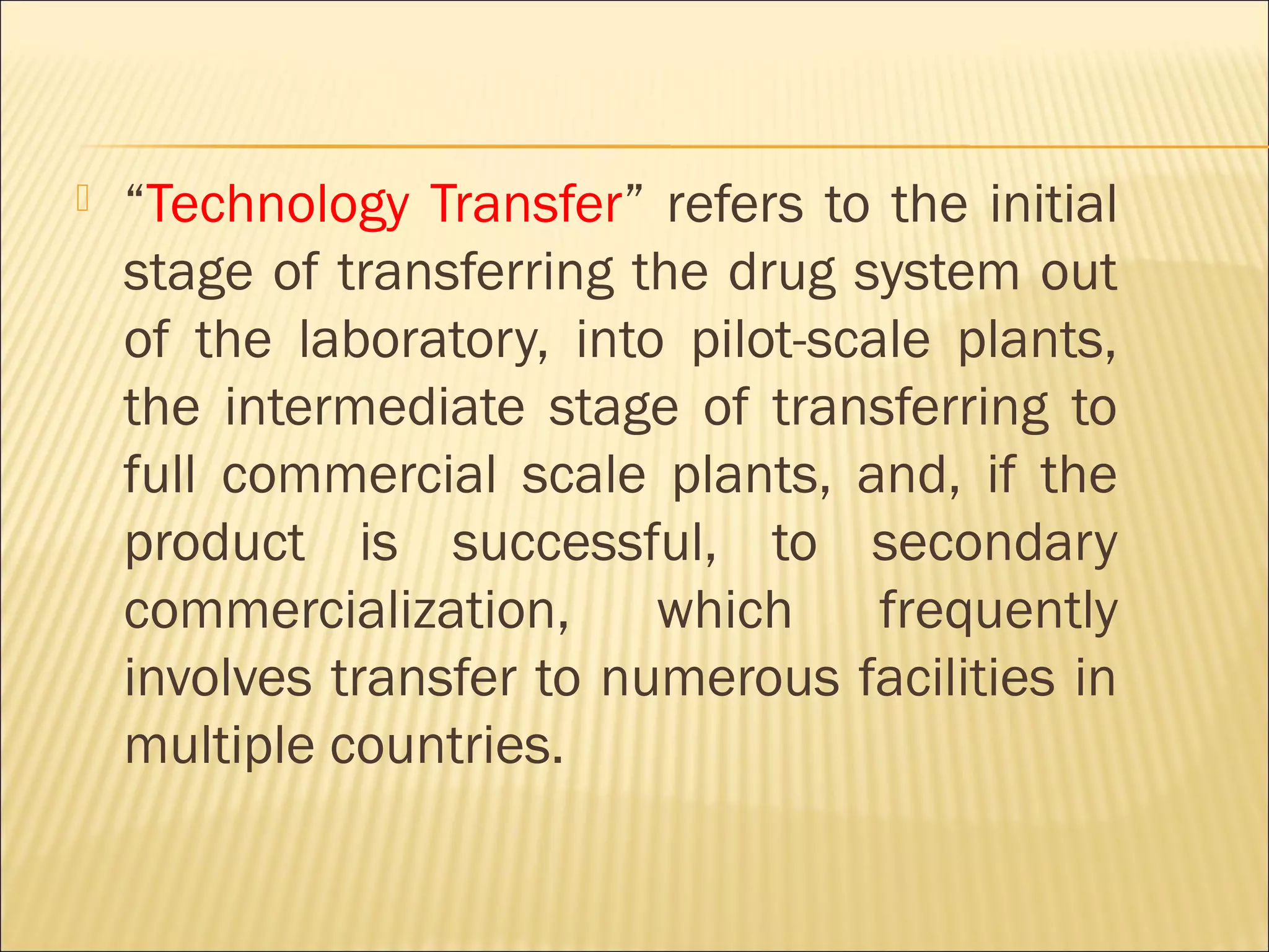 Technology Transfer | PPT