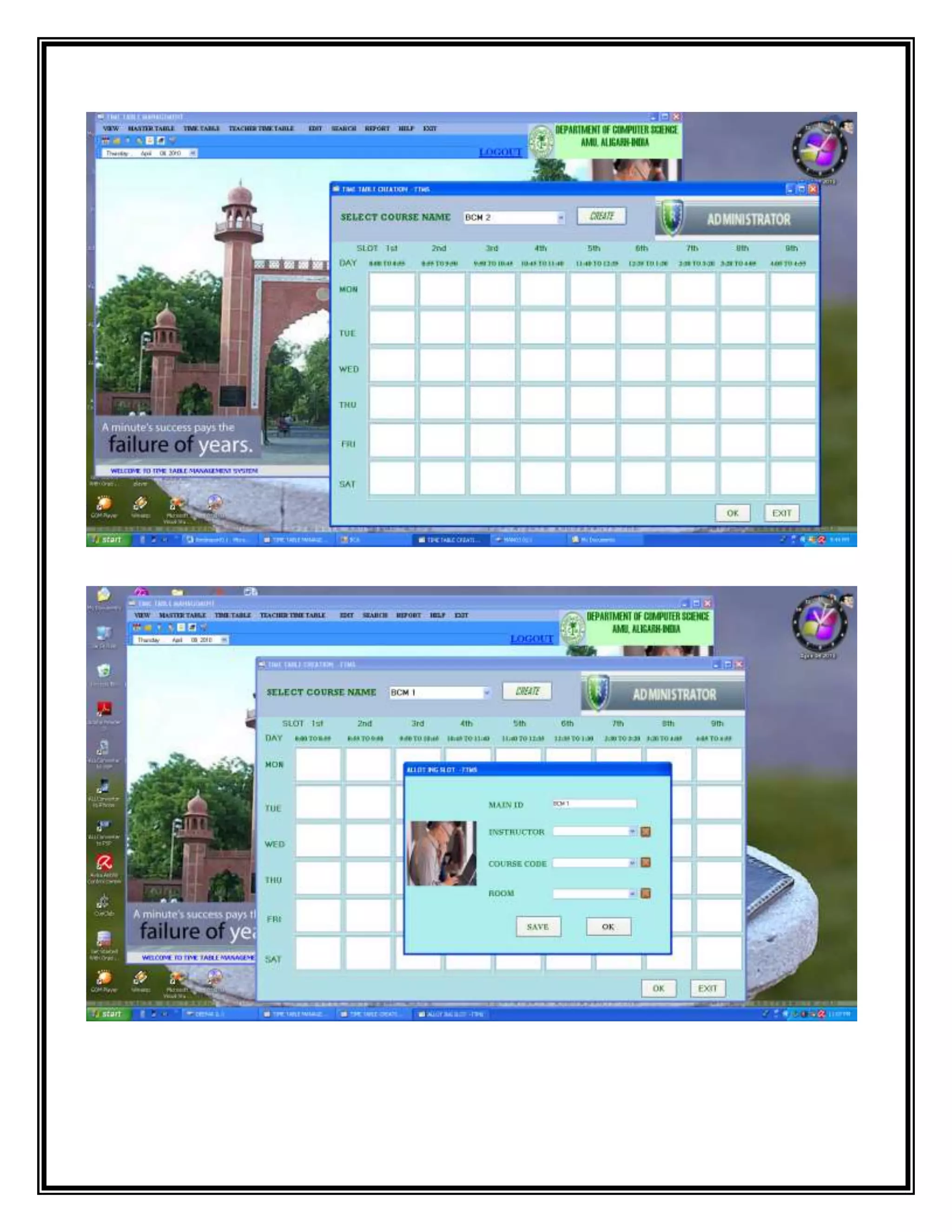 Time Table Management System | PDF