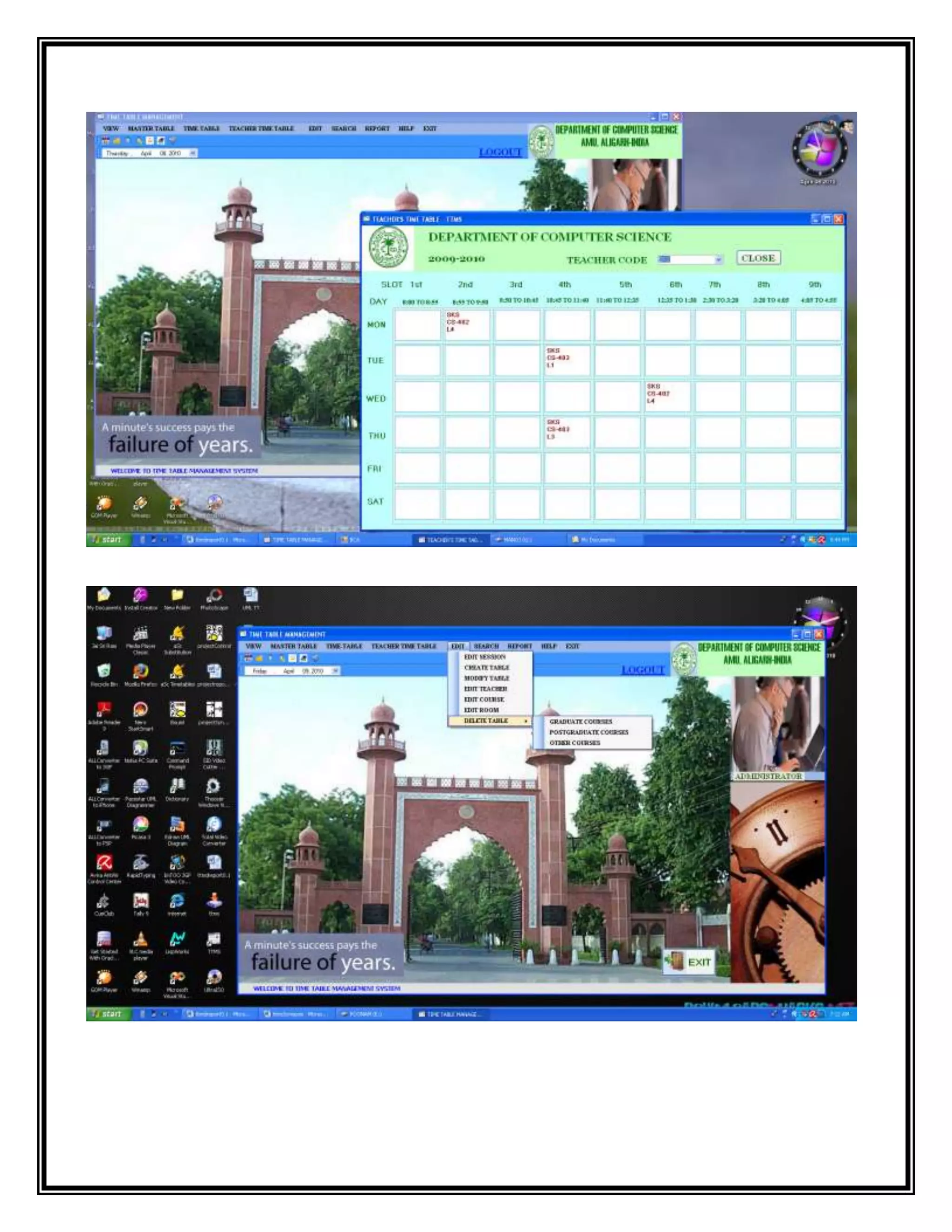 Time Table Management System | PDF