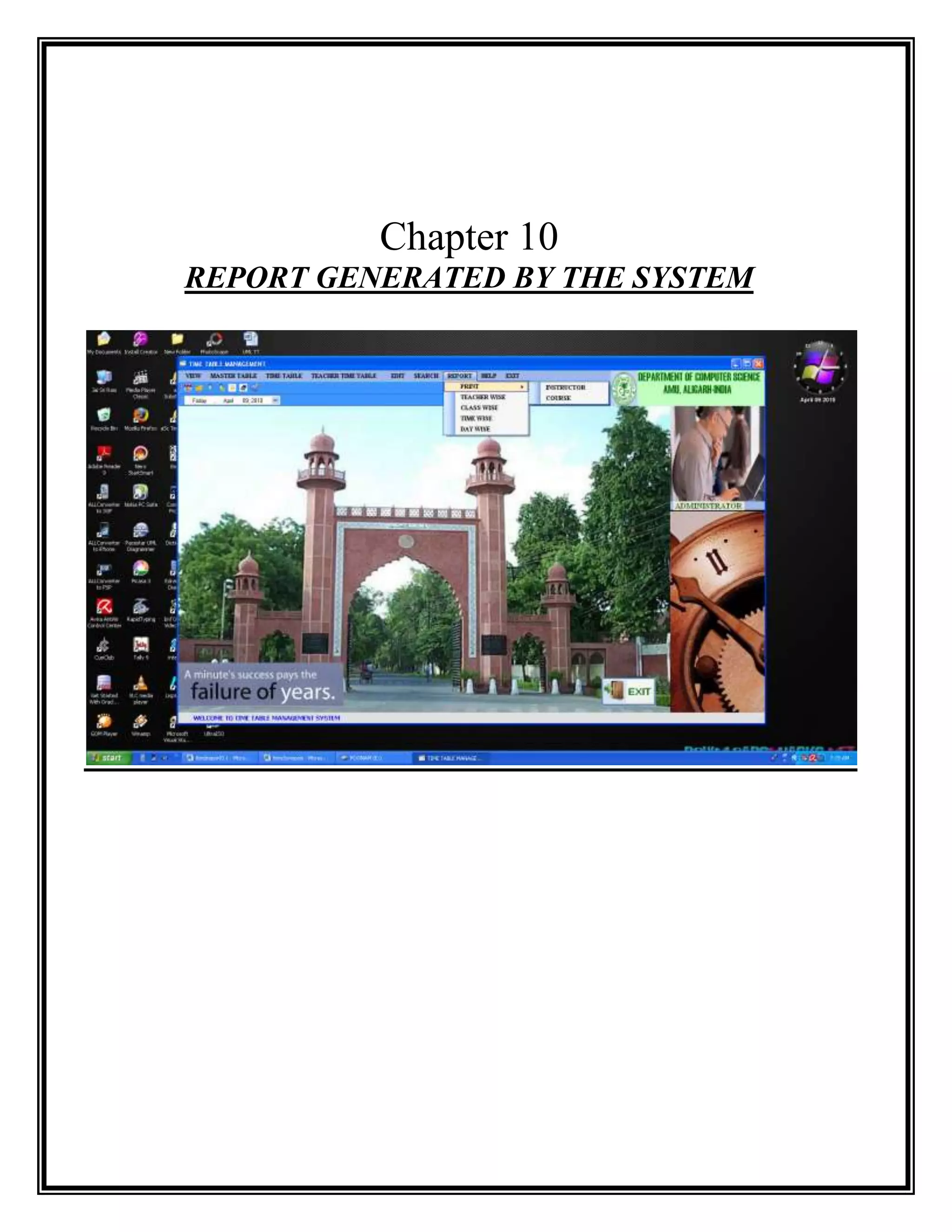 Time Table Management System | PDF