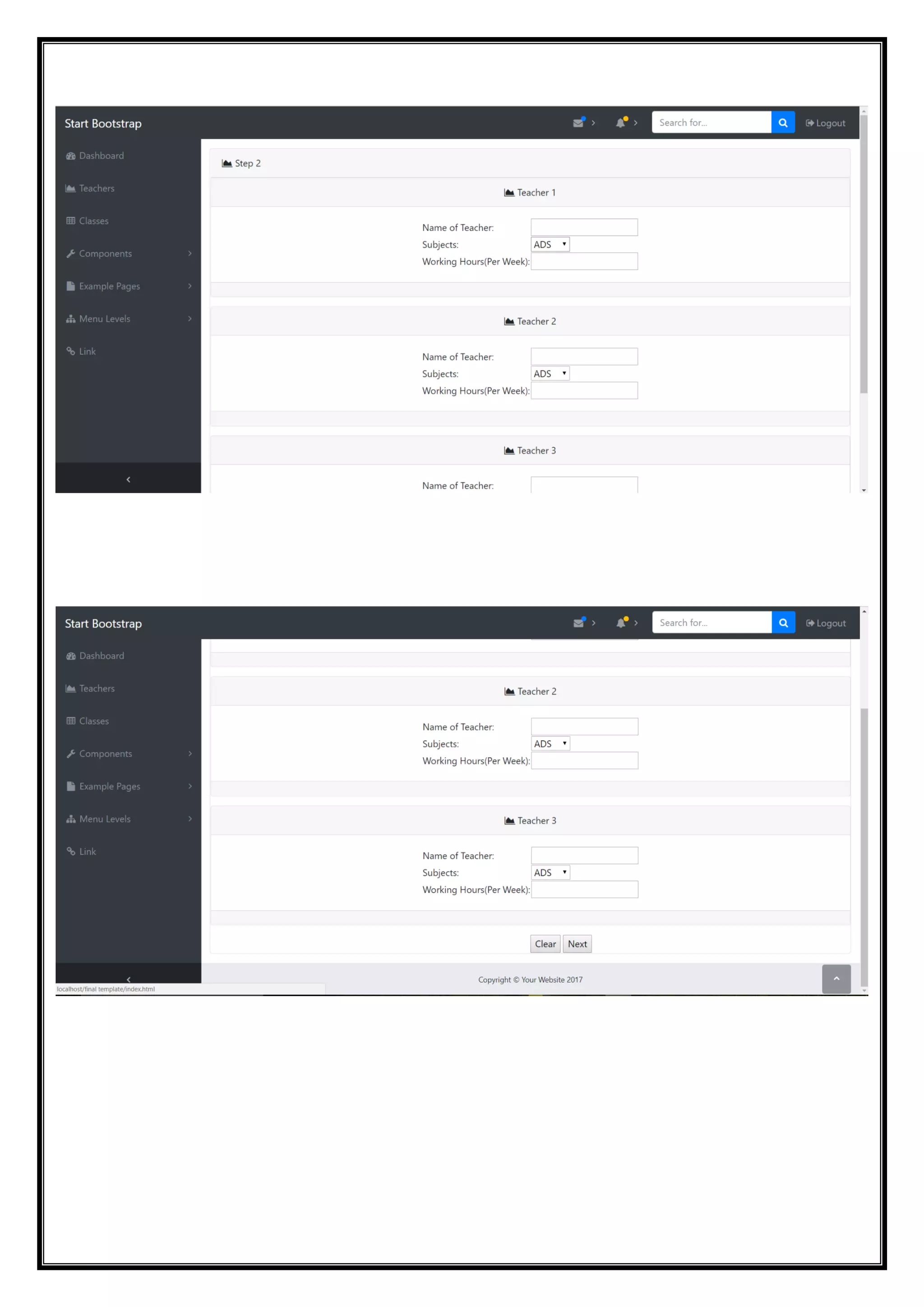 Time Table Management System Software Report | PDF