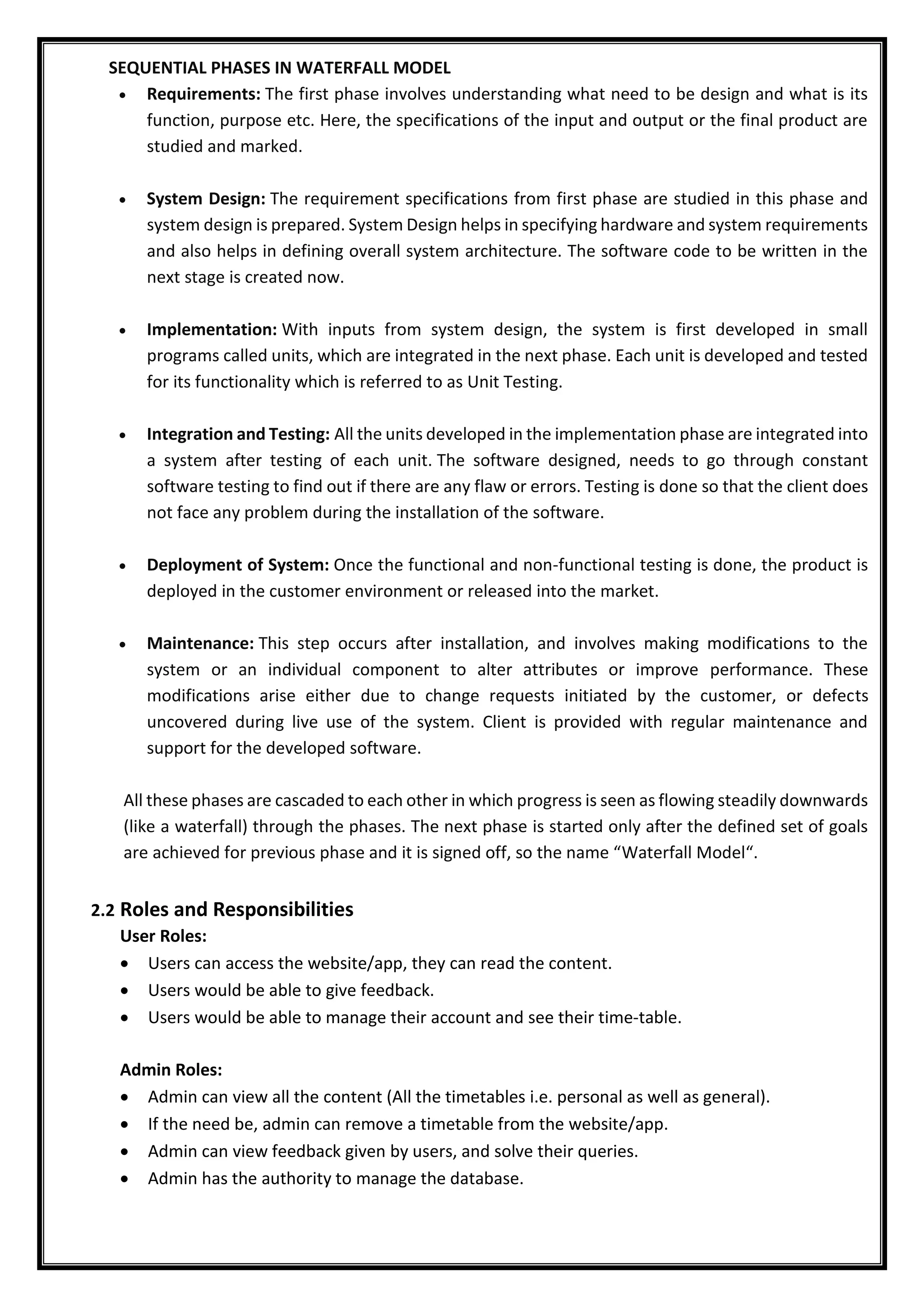 Time Table Management System Software Report | PDF