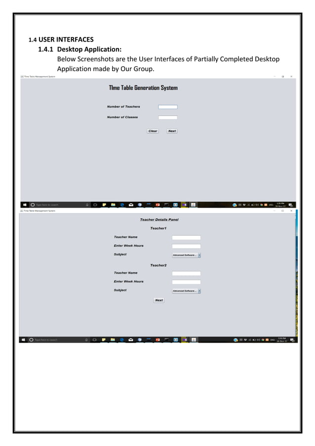 Time Table Management System Software Report | PDF