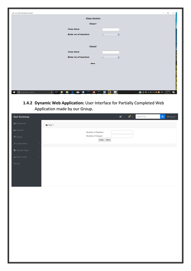 Time Table Management System Software Report | PDF