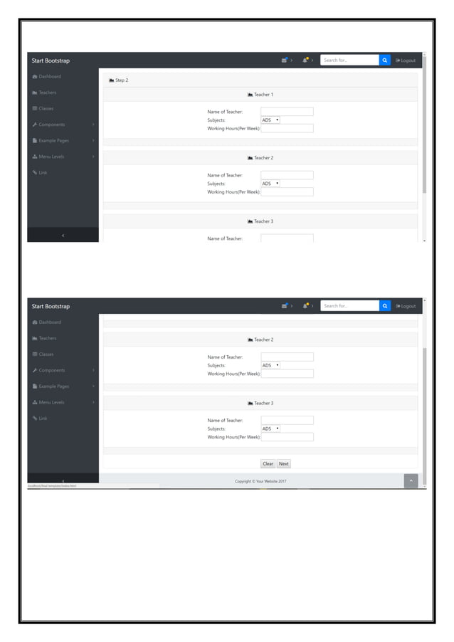 Time Table Management System Software Report | PDF