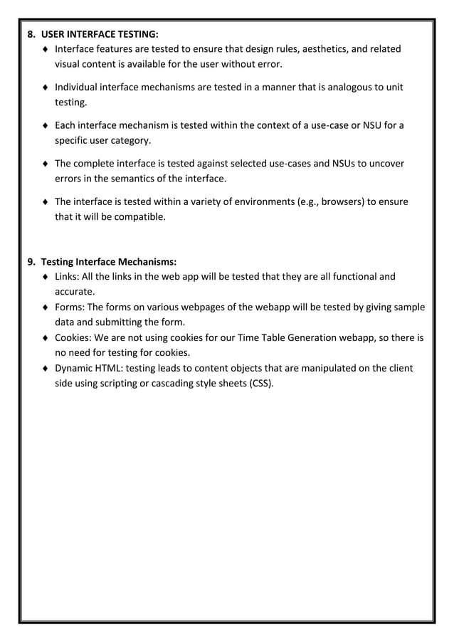 Time Table Management System Software Report | PDF