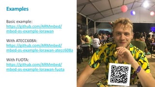 Develop with Mbed OS - The Things Conference 2019 | PPT