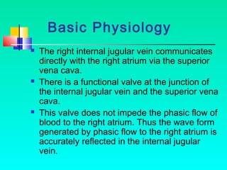 [Int. med] jugular venous pressure from SIMS Lahore | PPT