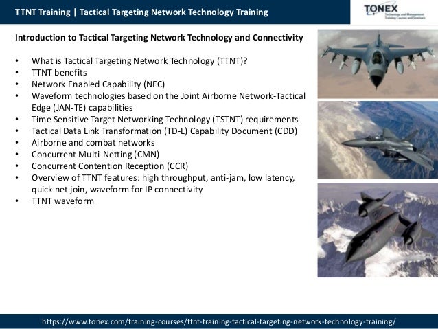 TTNT Training - Tactical Targeting Network Technology Training