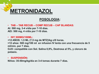 tratamiento para la amebiasis | PPTX