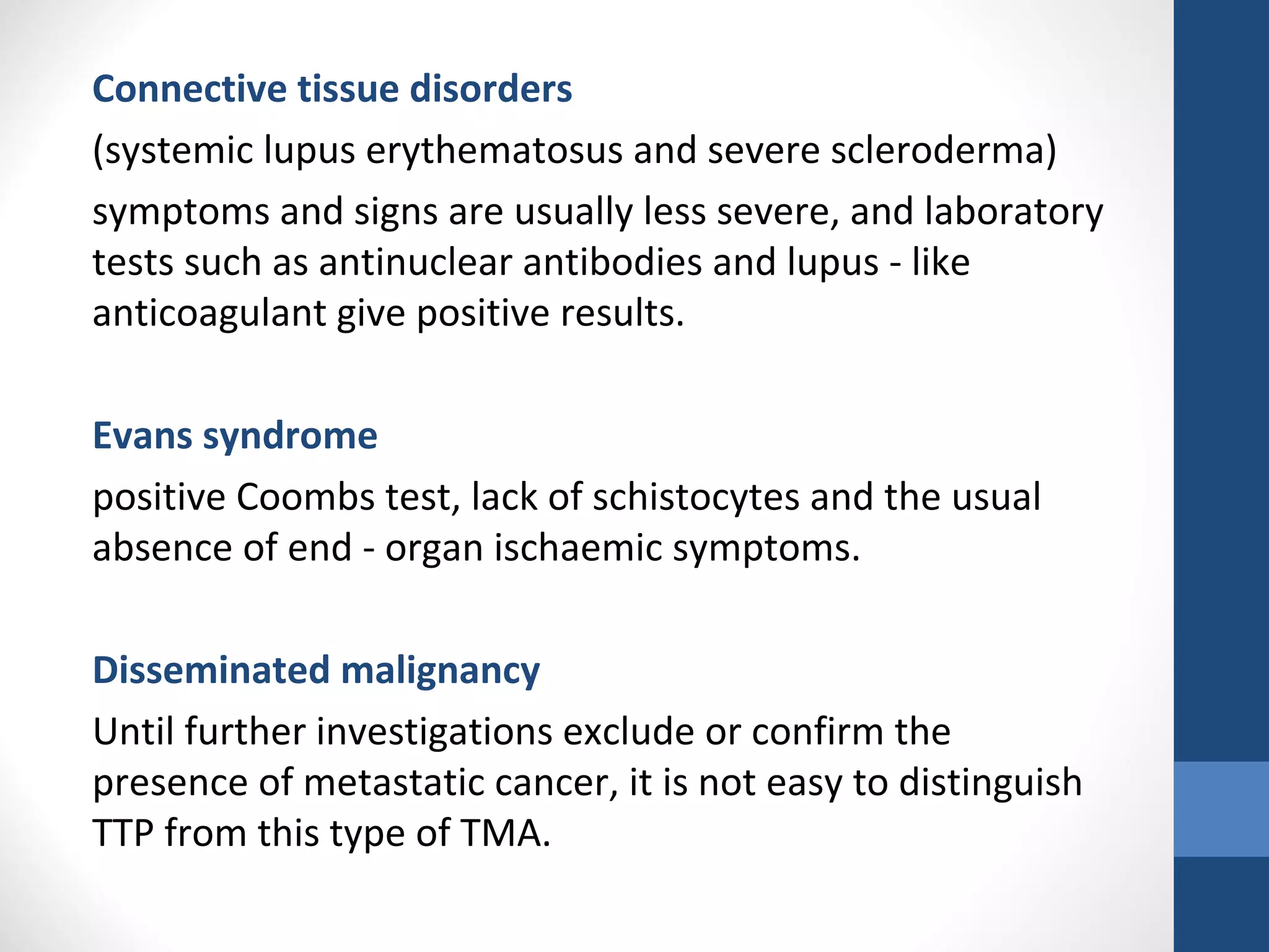 Thrombotic Thrombocytopenic Purpura | PPT