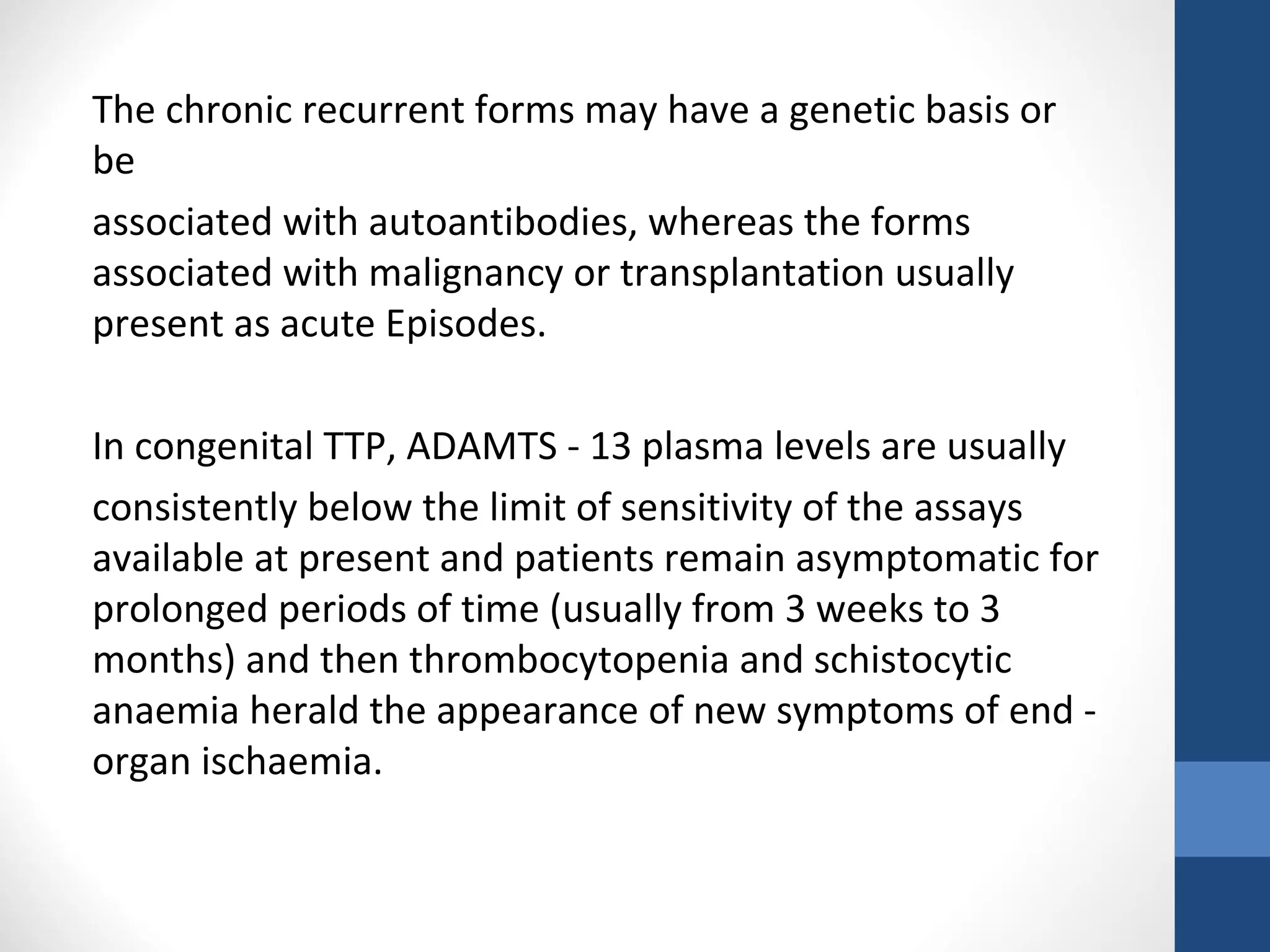 Thrombotic Thrombocytopenic Purpura | PPT