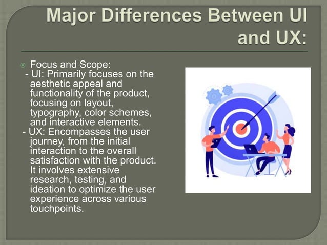 Understanding the difference between UI and UX | PPT