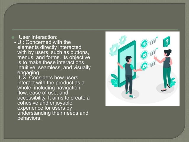 Understanding the difference between UI and UX | PPT