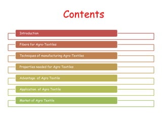 Agrotextiles | PPT