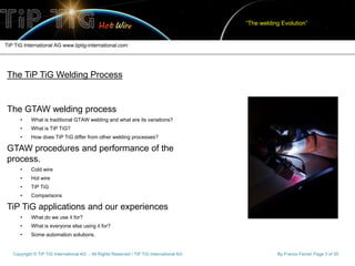 TiP TiG Introduction | PPT