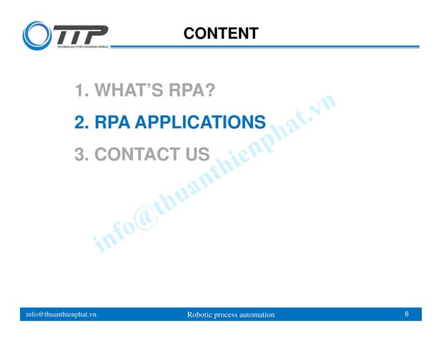 Thuan Thien Phat - RPA | PPT